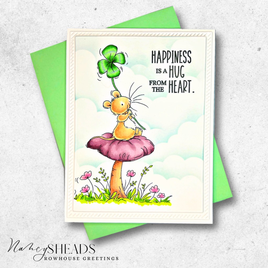 Lucky Mouse | LOTV Stamps - Rowhouse Greetings - Nancy Sheads